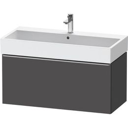 Duravit D-Neo Waschtischunterbau wandh&auml;ngend Graphit Matt 984x442x440 mm - DE4274070490000 DE4274070490000