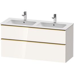 Duravit D-Neo Waschtischunterbau wandh&auml;ngend Wei&szlig; Hochglanz 1280x462x625 mm - DE4365034220000 DE4365034220000