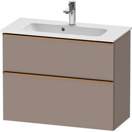 Duravit D-Neo Waschtischunterbau wandh&auml;ngend Basalt Matt 810x372x625 mm - DE4369004430000 DE4369004430000
