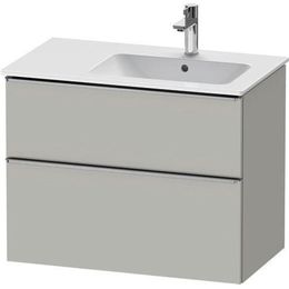 Duravit D-Neo Waschtischunterbau wandh&auml;ngend Betongrau Matt 810x462x625 mm - DE4367070070000 DE4367070070000