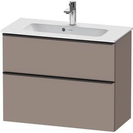 Duravit D-Neo Waschtischunterbau wandh&auml;ngend Basalt Matt 810x372x625 mm - DE43690BD430000 DE43690BD430000