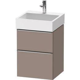 Duravit D-Neo Waschtischunterbau wandh&auml;ngend Basalt Matt 484x442x625 mm - DE4370070430000 DE4370070430000
