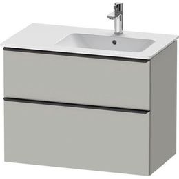 Duravit D-Neo Waschtischunterbau wandh&auml;ngend Betongrau Matt 810x462x625 mm - DE43670BD070000 DE43670BD070000