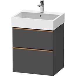 Duravit D-Neo Waschtischunterbau wandh&auml;ngend Graphit Matt 584x442x625 mm - DE4371004490000 DE4371004490000