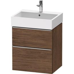 Duravit D-Neo Waschtischunterbau wandh&auml;ngend Nussbaum dunkel Matt 584x442x625 mm - DE4371070210000 DE4371070210000