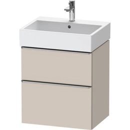 Duravit D-Neo Waschtischunterbau wandh&auml;ngend Taupe Matt 584x442x625 mm - DE4371070910000 DE4371070910000
