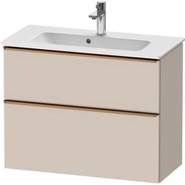 Duravit D-Neo Waschtischunterbau wandh&auml;ngend Taupe Matt 810x372x625 mm - DE4369004910000 DE4369004910000