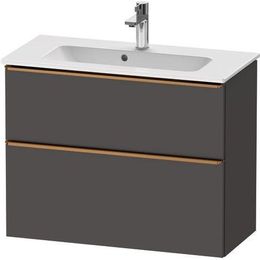 Duravit D-Neo Waschtischunterbau wandh&auml;ngend Graphit Matt 810x372x625 mm - DE4369004490000 DE4369004490000