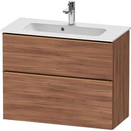 Duravit D-Neo Waschtischunterbau wandh&auml;ngend Nussbaum Matt 810x372x625 mm - DE4369004790000 DE4369004790000