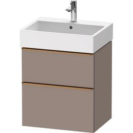 Duravit D-Neo Waschtischunterbau wandh&auml;ngend Basalt Matt 584x442x625 mm - DE4371004430000 DE4371004430000