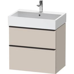 Duravit D-Neo Waschtischunterbau wandh&auml;ngend Taupe Matt 684x442x625 mm - DE43720BD910000 DE43720BD910000