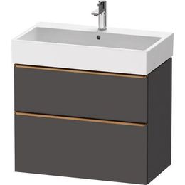 Duravit D-Neo Waschtischunterbau wandh&auml;ngend Graphit Matt 784x442x625 mm - DE4373004490000 DE4373004490000