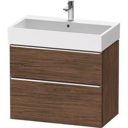 Duravit D-Neo Waschtischunterbau wandh&auml;ngend Nussbaum dunkel Matt 784x442x625 mm - DE4373010210000 DE4373010210000