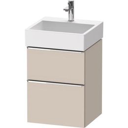Duravit D-Neo Waschtischunterbau wandh&auml;ngend Taupe Matt 484x442x625 mm - DE4370010910000 DE4370010910000