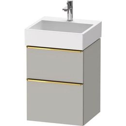 Duravit D-Neo Waschtischunterbau wandh&auml;ngend Betongrau Matt 484x442x625 mm - DE4370034070000 DE4370034070000