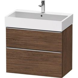 Duravit D-Neo Waschtischunterbau wandh&auml;ngend Nussbaum dunkel Matt 784x442x625 mm - DE4373070210000 DE4373070210000