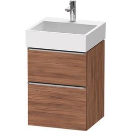 Duravit D-Neo Waschtischunterbau wandh&auml;ngend Nussbaum Matt 484x442x625 mm - DE4370070790000 DE4370070790000