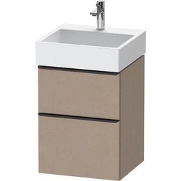 Duravit D-Neo Waschtischunterbau wandh&auml;ngend Leinen Matt 484x442x625 mm - DE43700BD750000 DE43700BD750000