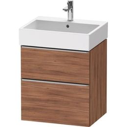 Duravit D-Neo Waschtischunterbau wandh&auml;ngend Nussbaum Matt 584x442x625 mm - DE4371070790000 DE4371070790000