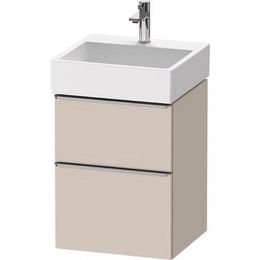 Duravit D-Neo Waschtischunterbau wandh&auml;ngend Taupe Matt 484x442x625 mm - DE4370070910000 DE4370070910000