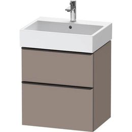 Duravit D-Neo Waschtischunterbau wandh&auml;ngend Basalt Matt 584x442x625 mm - DE43710BD430000 DE43710BD430000