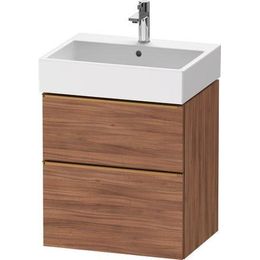 Duravit D-Neo Waschtischunterbau wandh&auml;ngend Nussbaum Matt 584x442x625 mm - DE4371004790000 DE4371004790000