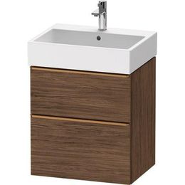 Duravit D-Neo Waschtischunterbau wandh&auml;ngend Nussbaum dunkel Matt 584x442x625 mm - DE4371004210000 DE4371004210000