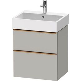 Duravit D-Neo Waschtischunterbau wandh&auml;ngend Betongrau Matt 584x442x625 mm - DE4371004070000 DE4371004070000