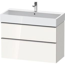 Duravit D-Neo Waschtischunterbau wandh&auml;ngend Wei&szlig; Hochglanz 984x442x625 mm - DE4374070220000 DE4374070220000