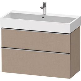 Duravit D-Neo Waschtischunterbau wandh&auml;ngend Leinen Matt 984x442x625 mm - DE4374070750000 DE4374070750000