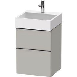 Duravit D-Neo Waschtischunterbau wandh&auml;ngend Betongrau Matt 484x442x625 mm - DE4370070070000 DE4370070070000