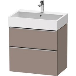 Duravit D-Neo Waschtischunterbau wandh&auml;ngend Basalt Matt 684x442x625 mm - DE4372070430000 DE4372070430000