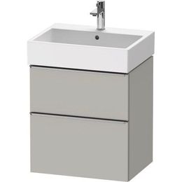 Duravit D-Neo Waschtischunterbau wandh&auml;ngend Betongrau Matt 584x442x625 mm - DE4371070070000 DE4371070070000
