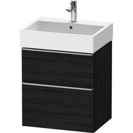 Duravit D-Neo Waschtischunterbau wandh&auml;ngend Eiche Schwarz Matt 584x442x625 mm - DE4371070160000 DE4371070160000