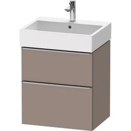 Duravit D-Neo Waschtischunterbau wandh&auml;ngend Basalt Matt 584x442x625 mm - DE4371070430000 DE4371070430000