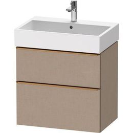 Duravit D-Neo Waschtischunterbau wandh&auml;ngend Leinen Matt 684x442x625 mm - DE4372004750000 DE4372004750000