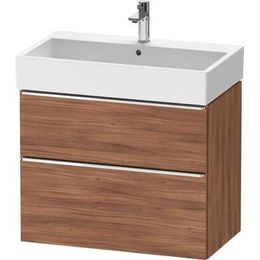 Duravit D-Neo Waschtischunterbau wandh&auml;ngend Nussbaum Matt 784x442x625 mm - DE4373010790000 DE4373010790000