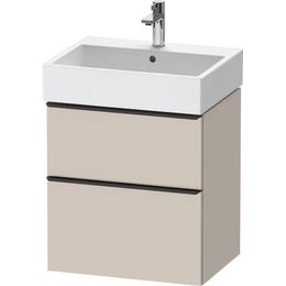 Duravit D-Neo Waschtischunterbau wandh&auml;ngend Taupe Matt 584x442x625 mm - DE43710BD910000 DE43710BD910000