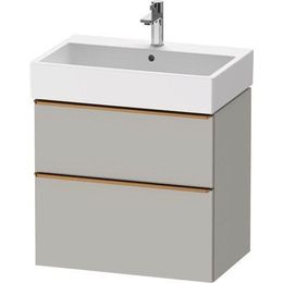 Duravit D-Neo Waschtischunterbau wandh&auml;ngend Betongrau Matt 684x442x625 mm - DE4372004070000 DE4372004070000