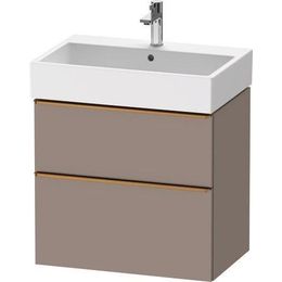 Duravit D-Neo Waschtischunterbau wandh&auml;ngend Basalt Matt 684x442x625 mm - DE4372004430000 DE4372004430000