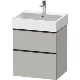 Duravit D-Neo Waschtischunterbau wandh&auml;ngend Betongrau Matt 584x442x625 mm - DE43710BD070000 DE43710BD070000