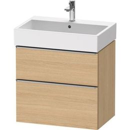 Duravit D-Neo Waschtischunterbau wandh&auml;ngend Natur Eiche Matt 684x442x625 mm - DE4372070300000 DE4372070300000