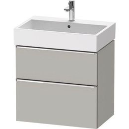 Duravit D-Neo Waschtischunterbau wandh&auml;ngend Betongrau Matt 684x442x625 mm - DE4372010070000 DE4372010070000