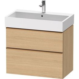 Duravit D-Neo Waschtischunterbau wandh&auml;ngend Natur Eiche Matt 784x442x625 mm - DE4373004300000 DE4373004300000