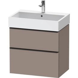 Duravit D-Neo Waschtischunterbau wandh&auml;ngend Basalt Matt 684x442x625 mm - DE43720BD430000 DE43720BD430000