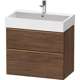 Duravit D-Neo Waschtischunterbau wandh&auml;ngend Nussbaum dunkel Matt 784x442x625 mm - DE4373004210000 DE4373004210000