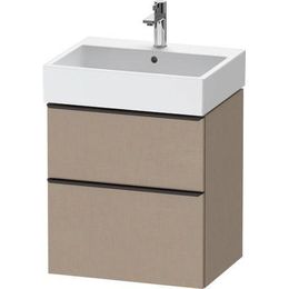 Duravit D-Neo Waschtischunterbau wandh&auml;ngend Leinen Matt 584x442x625 mm - DE43710BD750000 DE43710BD750000