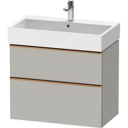 Duravit D-Neo Waschtischunterbau wandh&auml;ngend Betongrau Matt 784x442x625 mm - DE4373004070000 DE4373004070000
