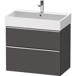 Duravit D-Neo Waschtischunterbau wandh&auml;ngend Graphit Matt 784x442x625 mm - DE4373010490000 DE4373010490000