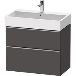 Duravit D-Neo Waschtischunterbau wandh&auml;ngend Graphit Matt 784x442x625 mm - DE4373070490000 DE4373070490000